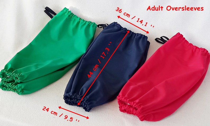 PUL Fabric Sleeve Protectors Green/navy/red Waterproof Oversleeve Anti ...