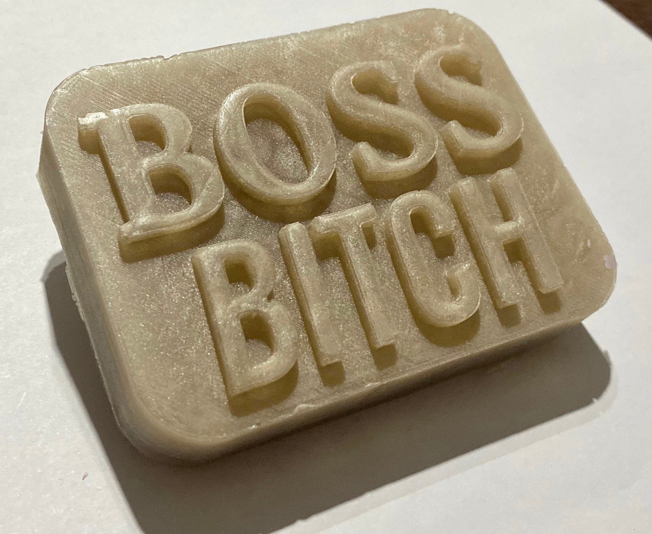 Boss Bitch Soap Bar Boss Gift Embossed Handmade Vegetable | Etsy