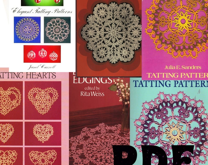 Tatting Books by Jan Stawasz 29.50 Each - Tatted Treasures or Tatting ...
