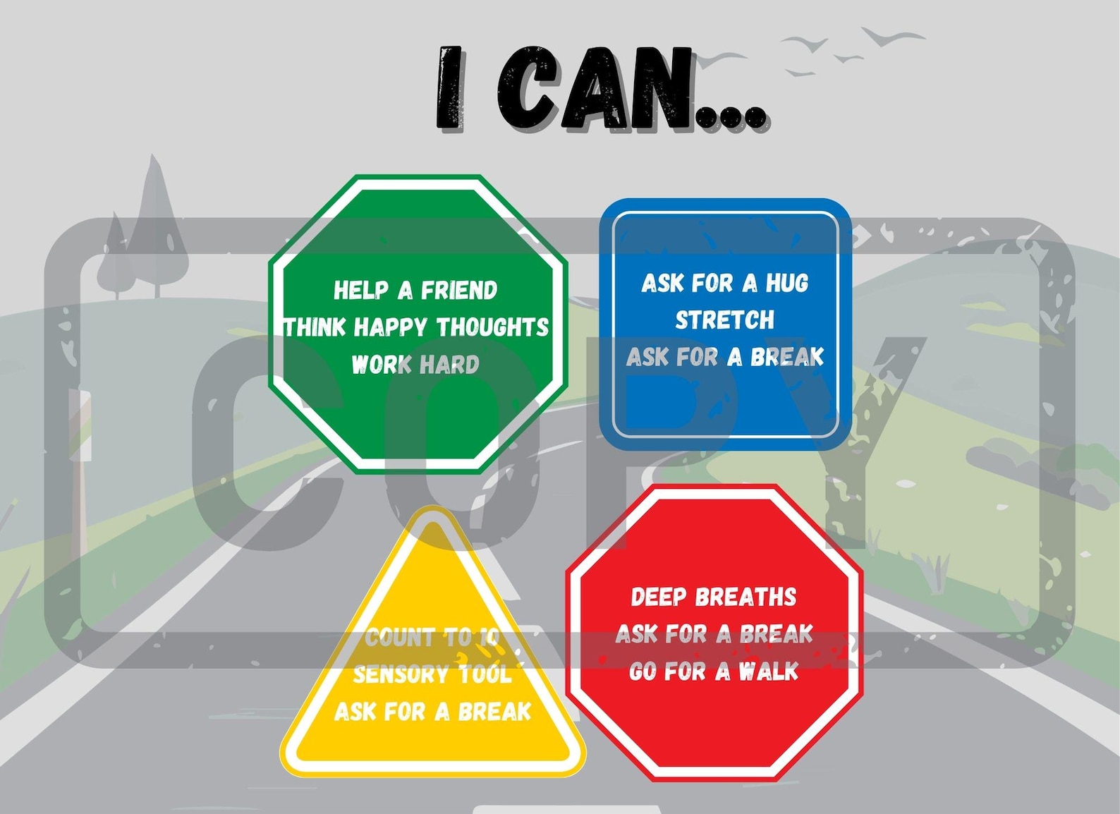Zones of Regulation: Driving Through Emotions – Car Themed Resource - Etsy