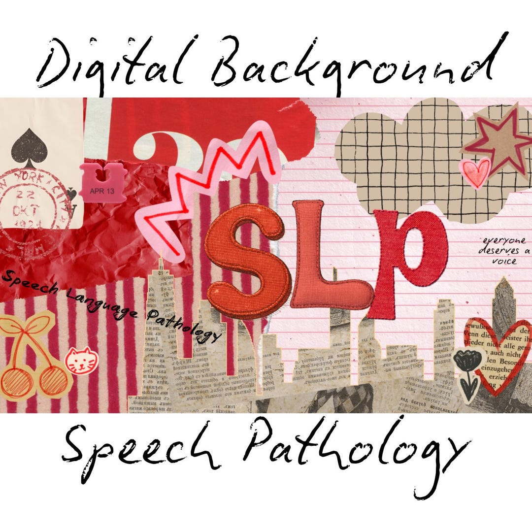 Speech Language Pathology Desktop Wallpaper - Red - Etsy