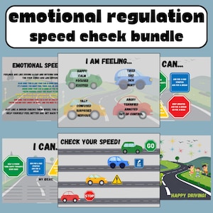 Zones of Regulation: Driving Through Emotions – Car Themed Resource - Etsy