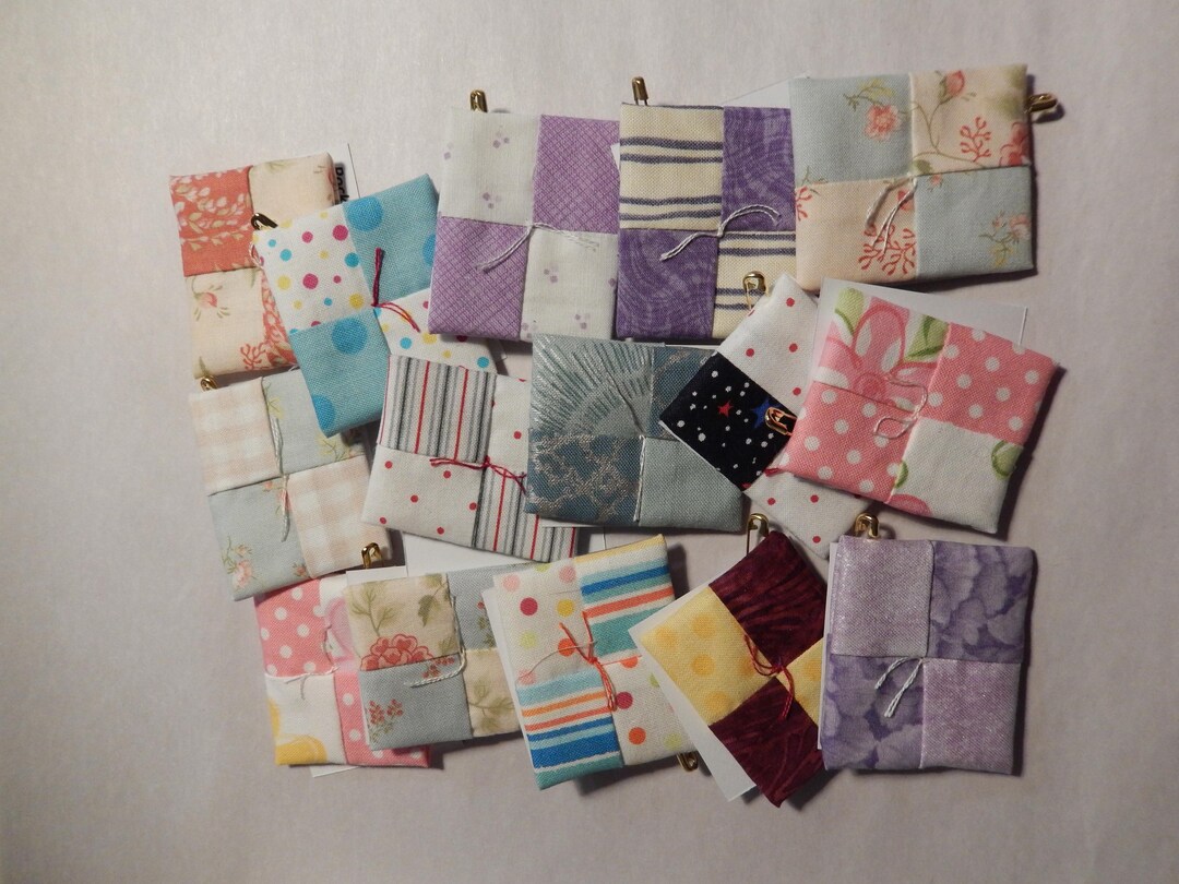Pocket Prayer Quilts - Sets of 5, Random Grouping of 5 Different Colors ...