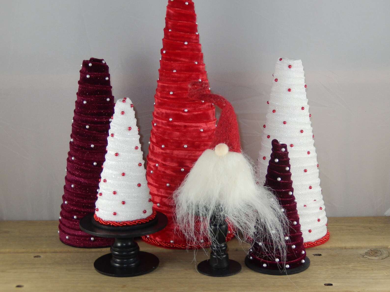 Purple Velvet Cone Christmas Trees; Purple Tree; Velvet Cone Tree - Etsy