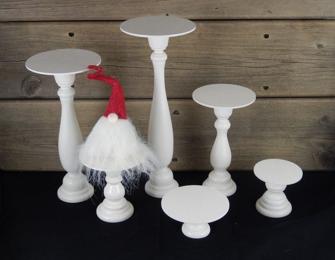 CREAM/IVORY TALL Pedestals/risers for Displays Risers for - Etsy