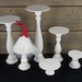 WHITE Pedestals/risers for Displays, Risers for Small Items, Base ...
