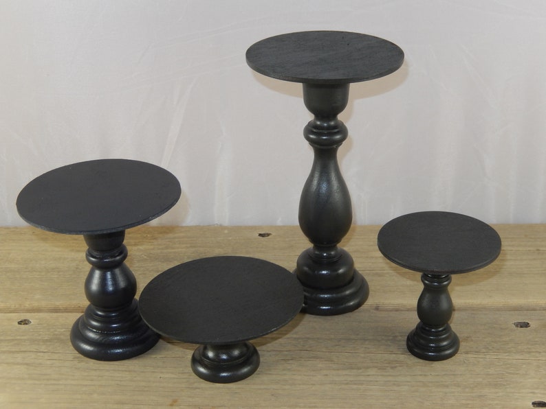 BLACK Pedestals/risers for Displays Risers for Small Items - Etsy