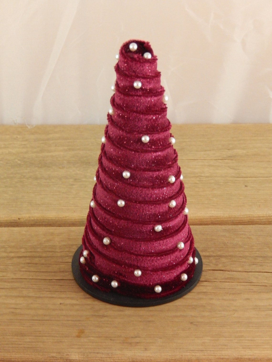 Purple Velvet Cone Christmas Trees; Purple Tree; Velvet Cone Tree - Etsy