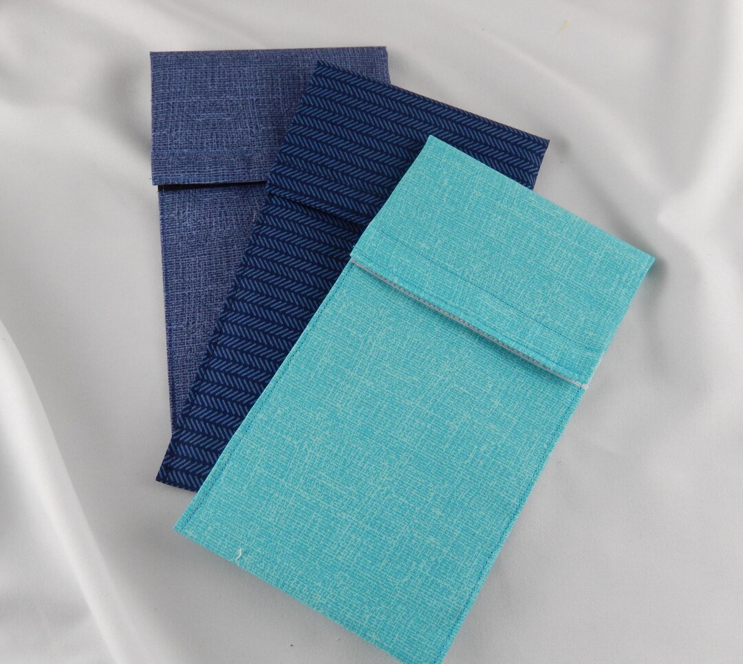 Faraday Phone Pouch With (FOUR) Layers of RFID, Shades of Blue - Etsy