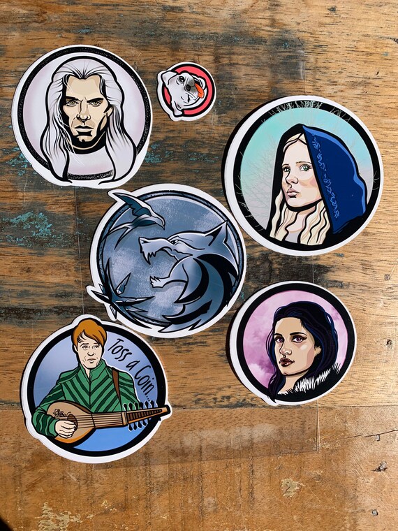 Witcher Sticker Pack | Etsy