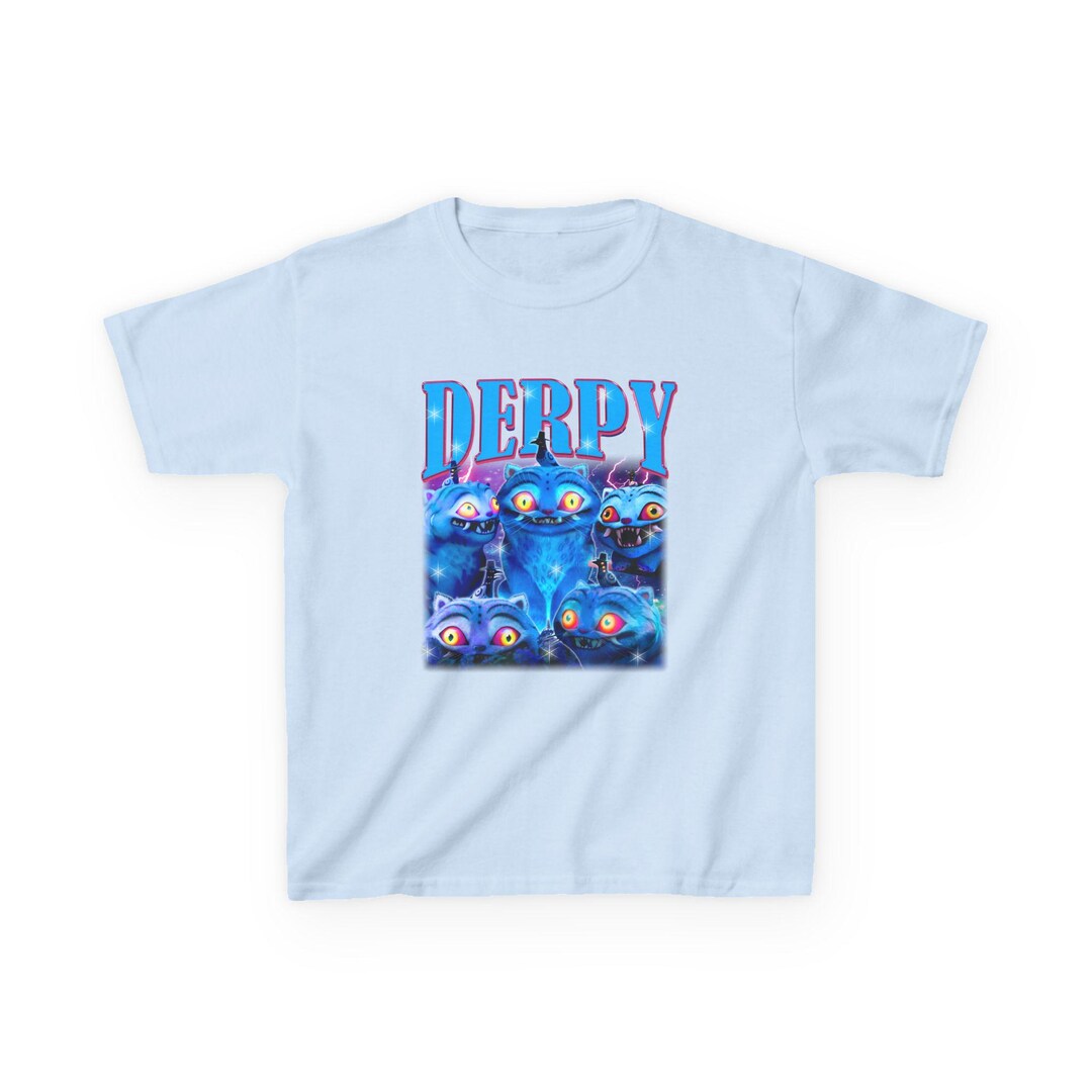 Kids "derpy" Graphic Tee: Colorful Children's Cotton T-shirt - Etsy