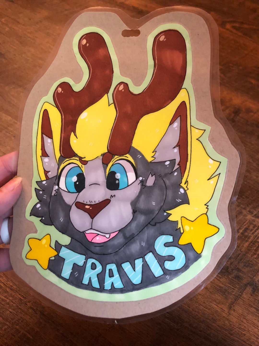 LARGE Fursuit Badge - Etsy