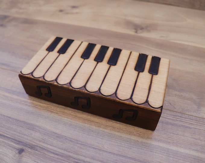 Wooden Piano Keepsake Box/jewelry Box/piano Gift - Etsy