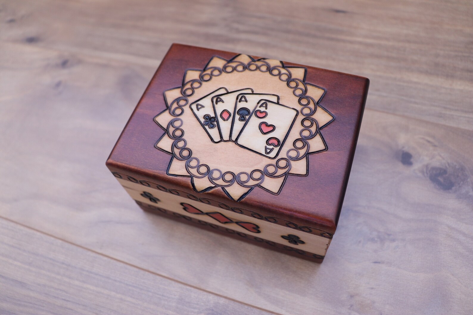Playing Cards Box/playing Card Holder/playing Card Case - Etsy