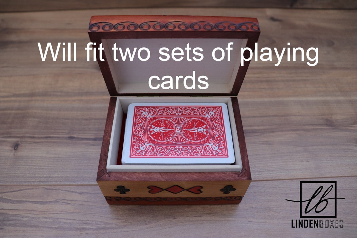 Playing Cards Box/playing Card Holder/playing Card Case - Etsy