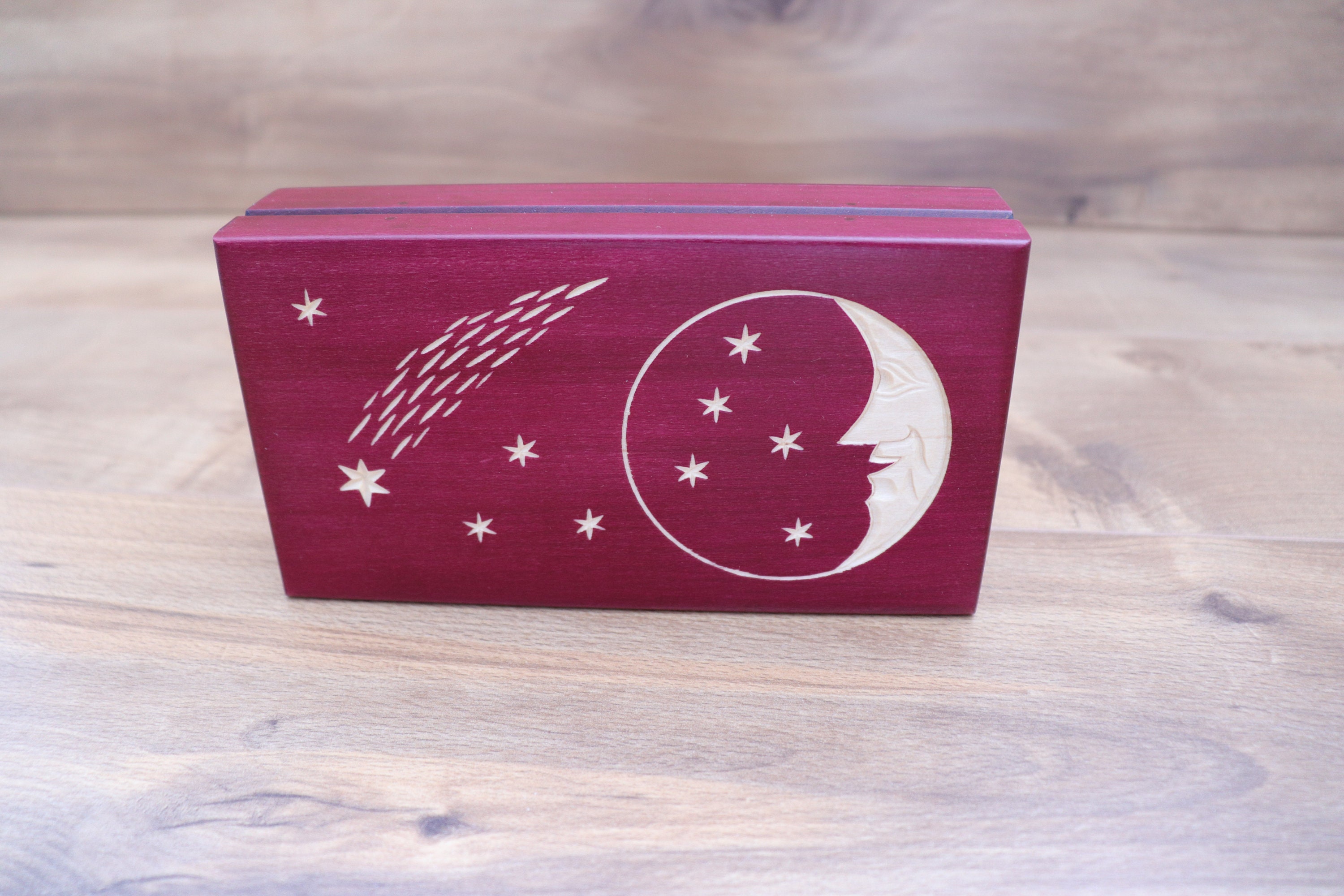 Purple Moon Keepsake Box - Etsy