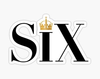 Six the Musical Stickers | Etsy