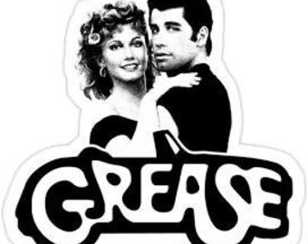 Grease Sticker | Etsy