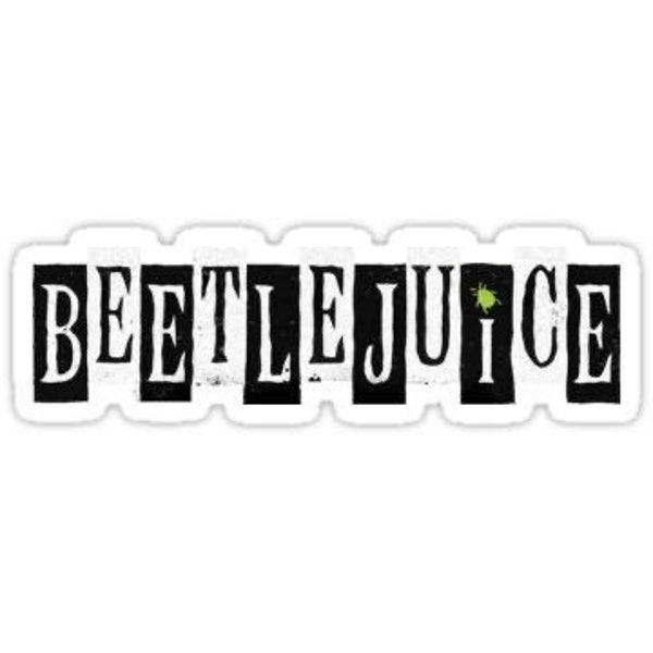 Beetlejuice Musical Sticker - Etsy