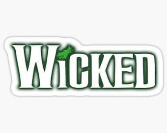 Wicked Musical Sticker | Etsy