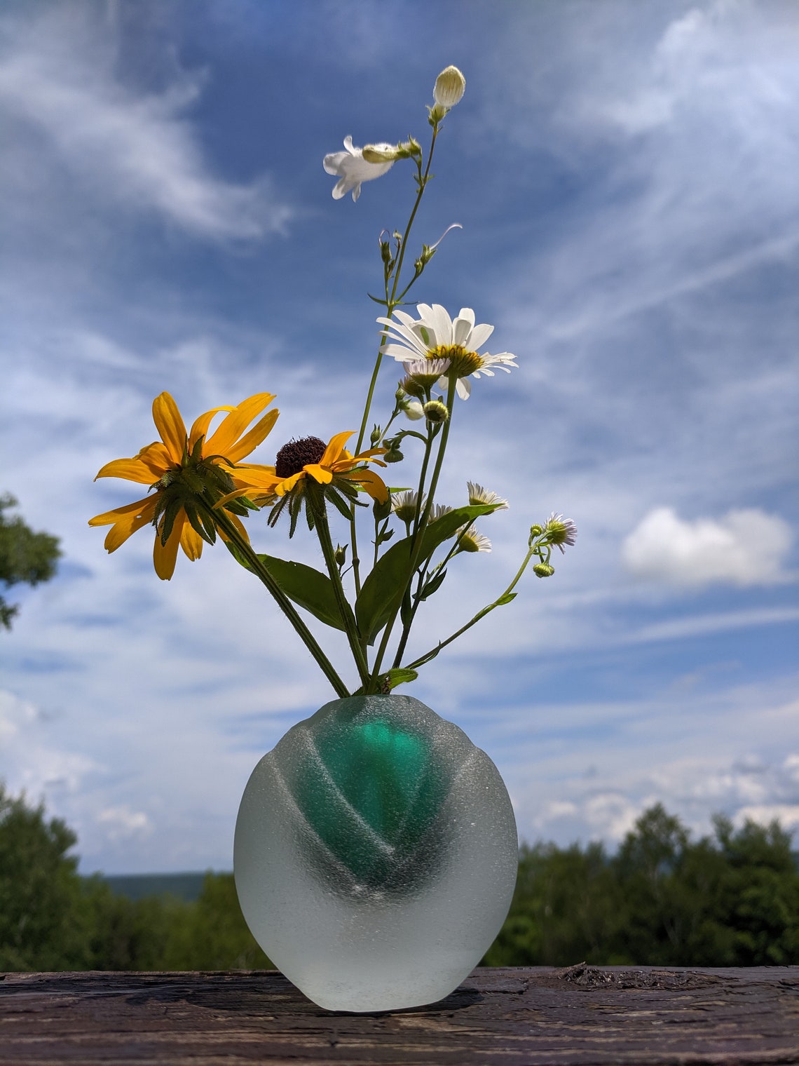 Doug Sweet Karuna Glass Handmade Signed Sommerso Bud Vase Perfume ...