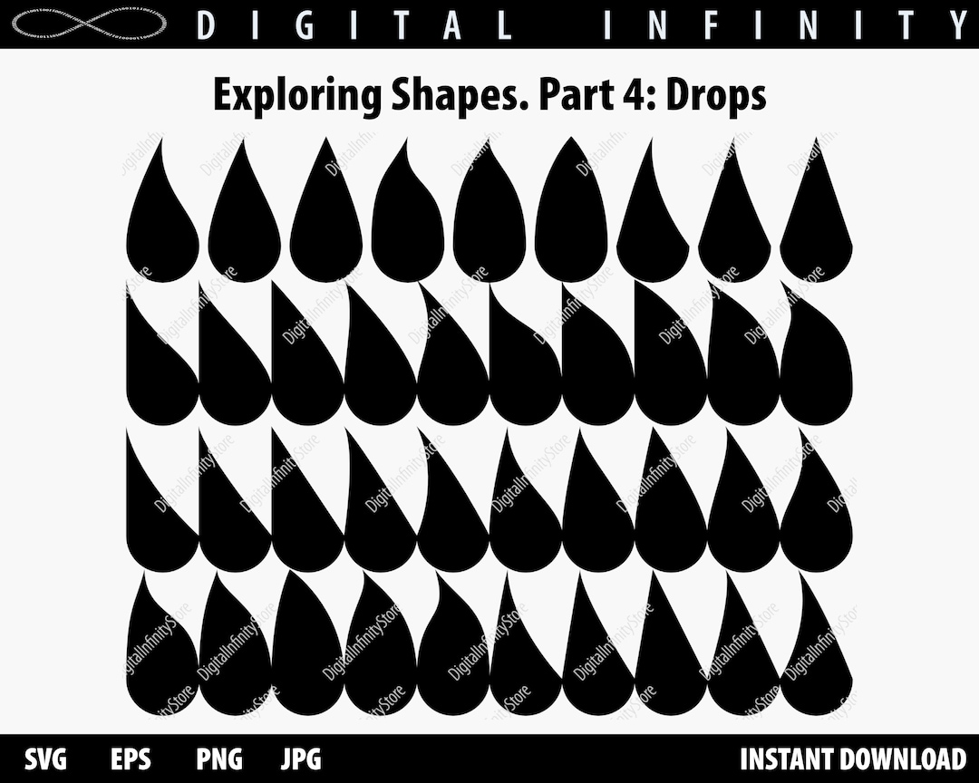 DROP Svg, BLOOD Drops Svg, TEARDROP Svg, Files for Cricut - Etsy