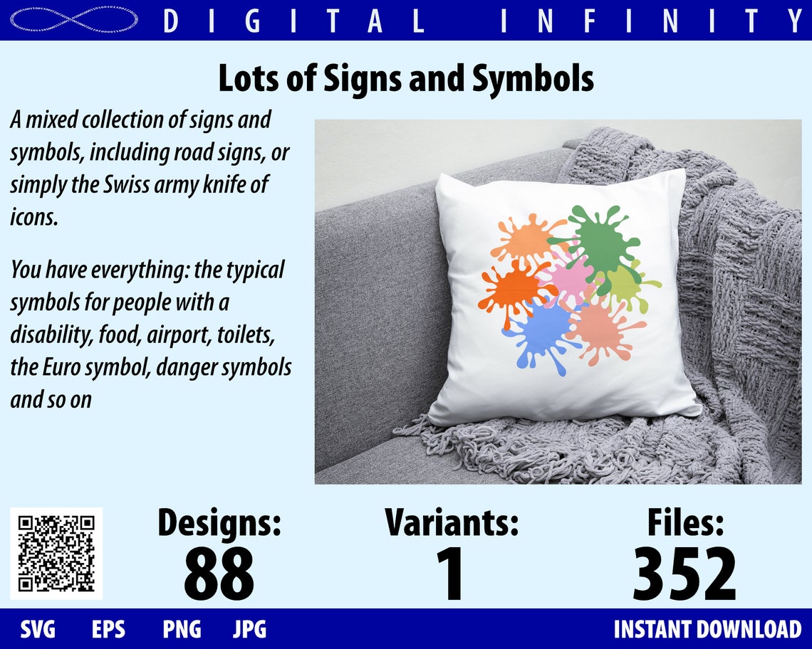 SYMBOLS Svg, SIGNS Svg, ICONS Svg, Bundle Svg, Files for Cricut - Etsy
