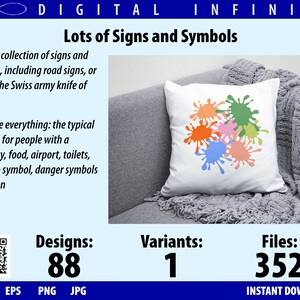 SYMBOLS Svg, SIGNS Svg, ICONS Svg, Bundle Svg, Files for Cricut - Etsy