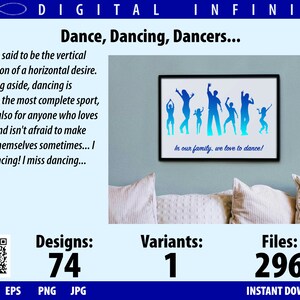 DANCE Svg, DANCING Svg, DANCERS Svg, Files for Cricut - Etsy