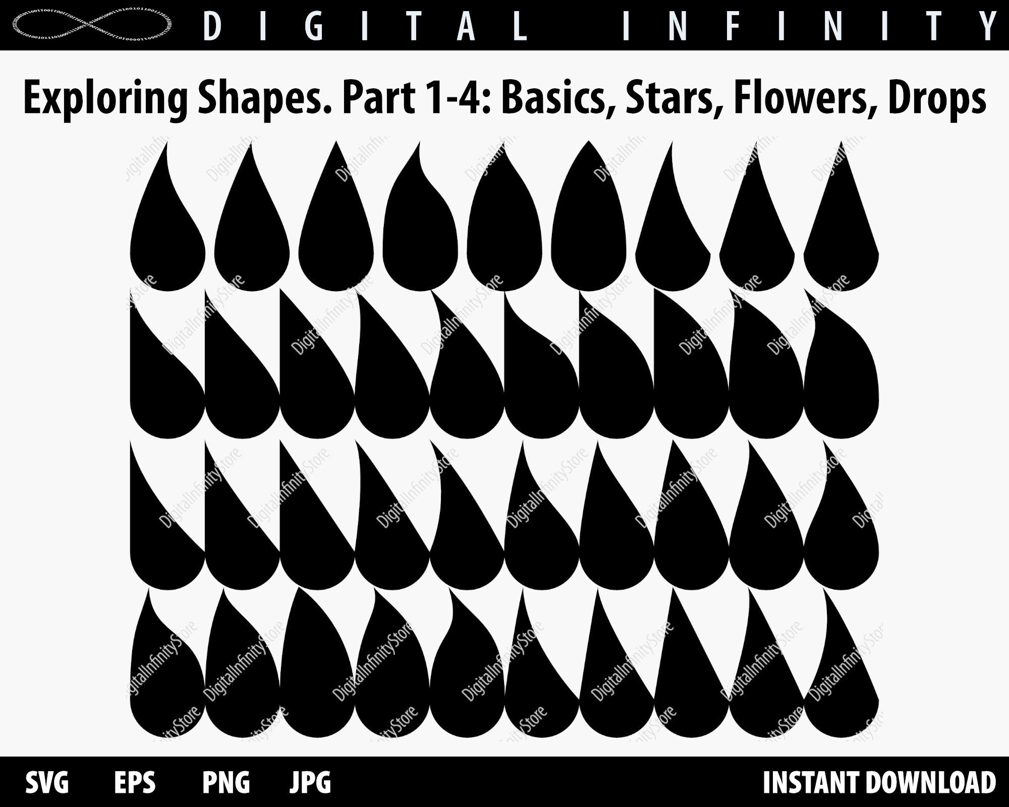 SHAPE BUNDLE SVG, Hexagonal Shape Svg, Star Shape Svg, Flower Shape Svg ...