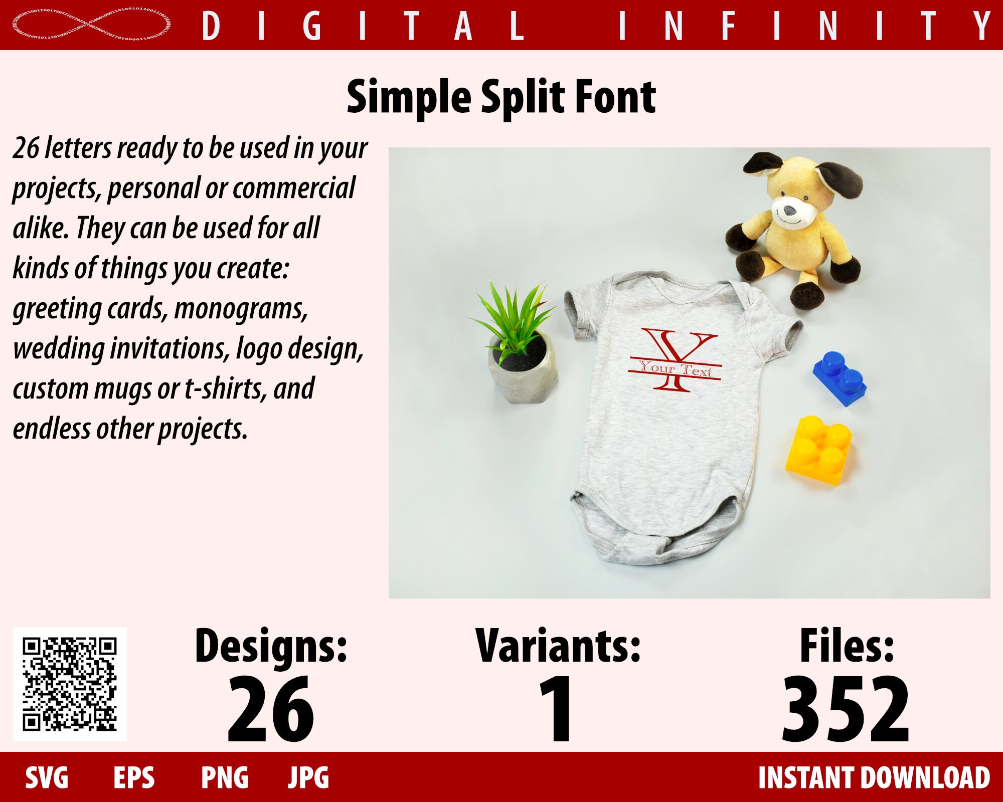 SPLIT FONT SVG, Split Monogram Svg, Split Alphabet Svg, Split Letters ...