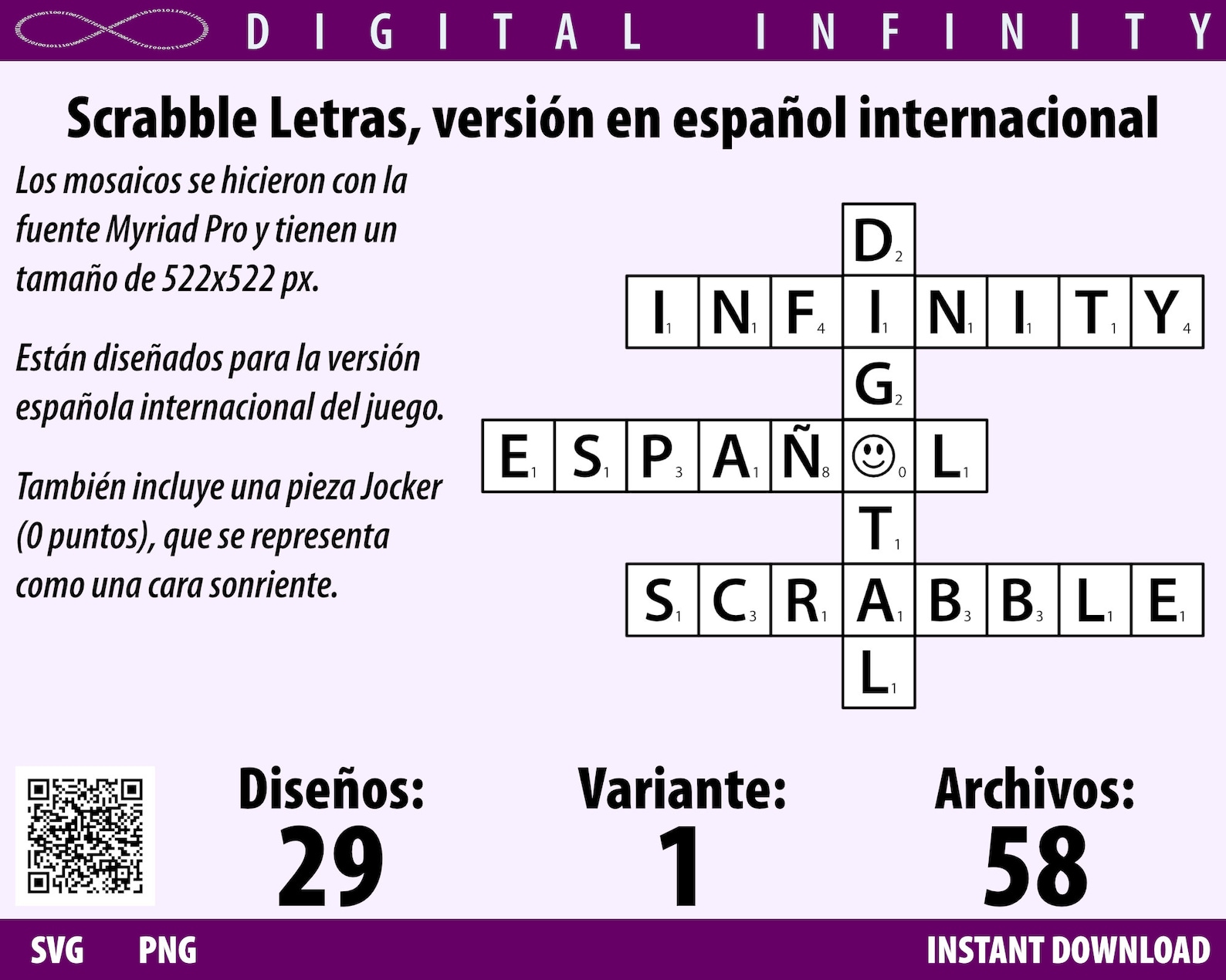 SCRABBLE SVG Scrabble TILES Svg Scrabble Font Svg Spanish - Etsy