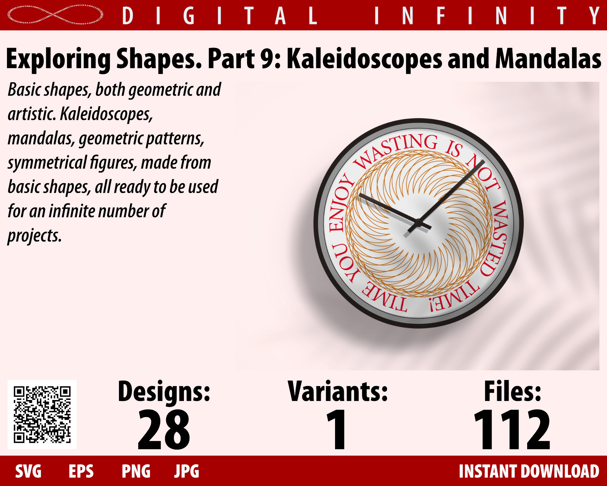 KALEIDOSCOPE Svg, MANDALA SVG, Symmetrical Svg, Pattern Svg, Geometric ...