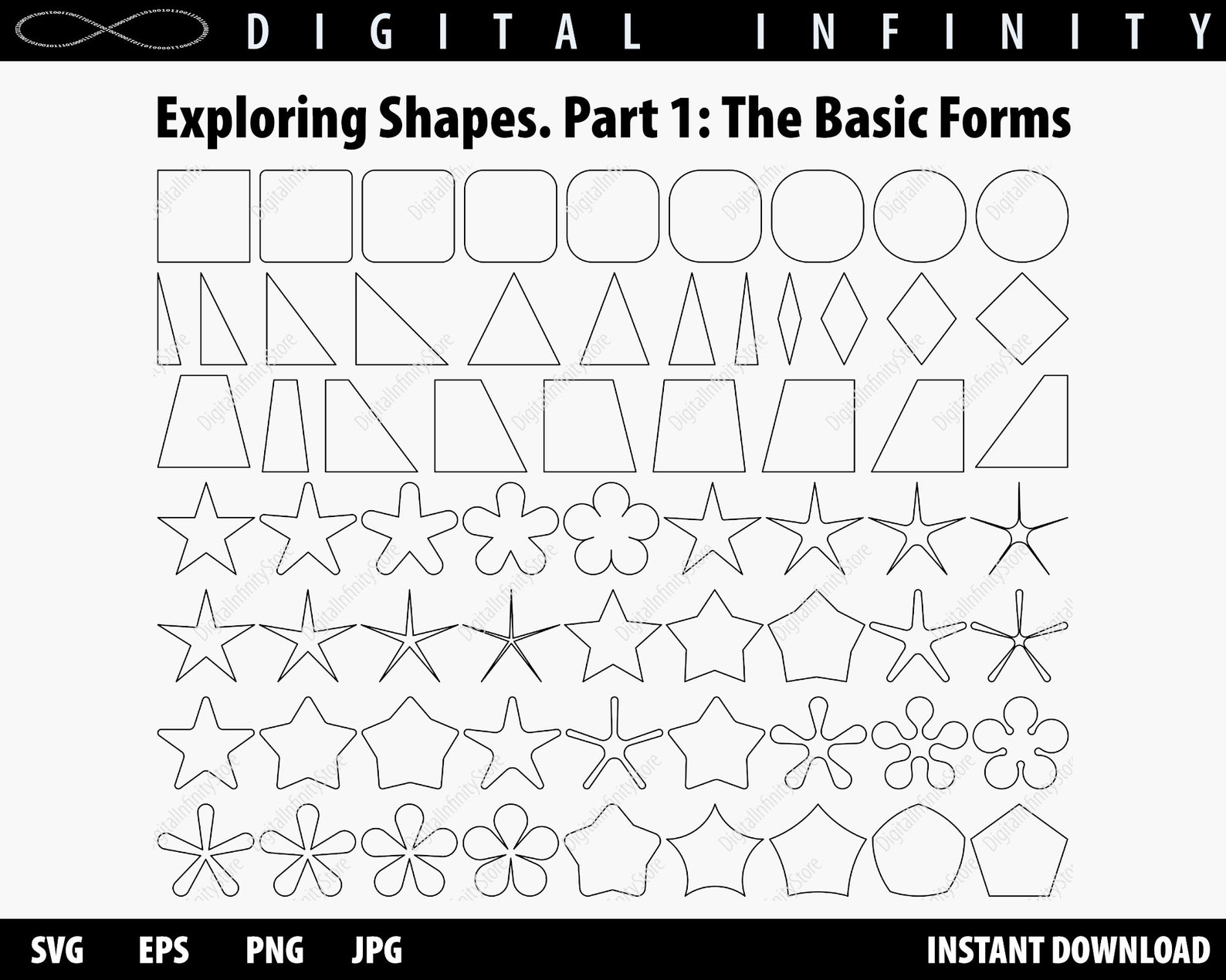 SHAPE Svg, STAR Svg, FLOWER Svg, Square Svg, Rounded Corner Svg ...