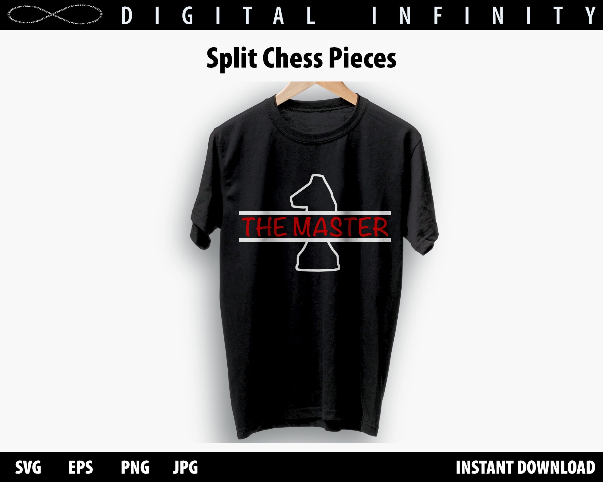 SPLIT CHESS Svg, Chess PIECE Svg, Split King Svg, Split Queen Svg ...