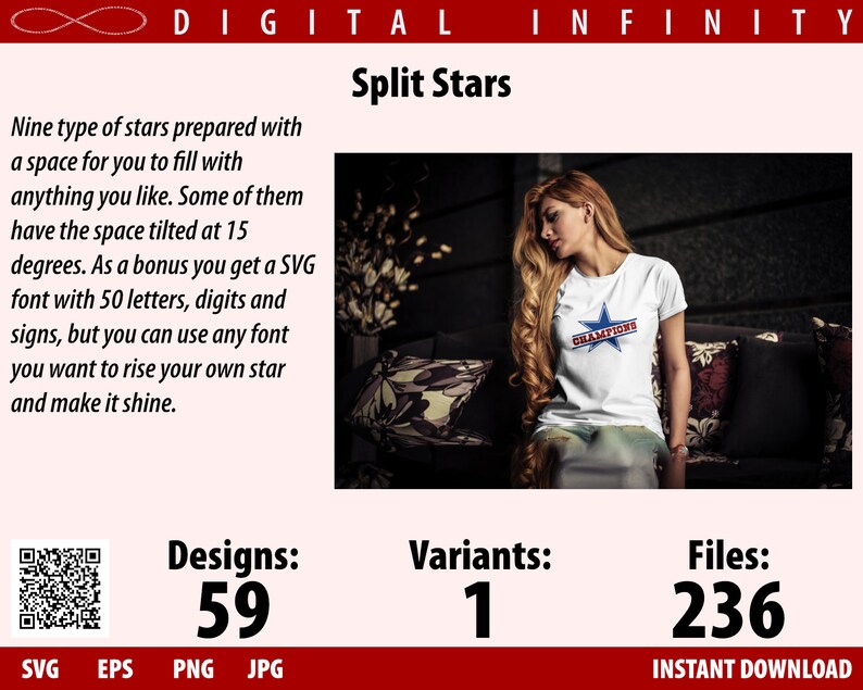 Split Star SVG: Corner Cutout Star Clip Art (digital Download) - Etsy