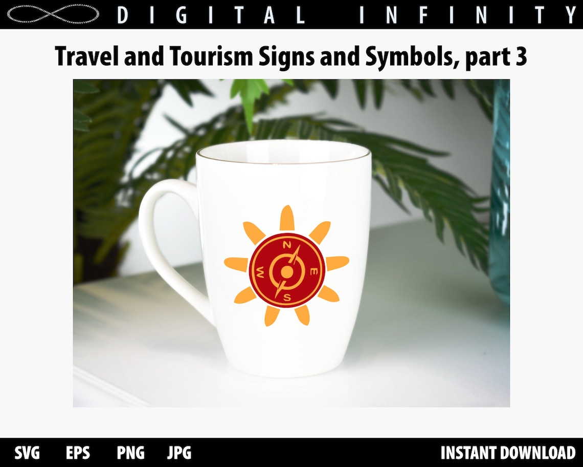 TRAVEL SYMBOL Svg, TOURISM Icon Svg, Luggage Svg, Compass Svg, Maps Svg ...