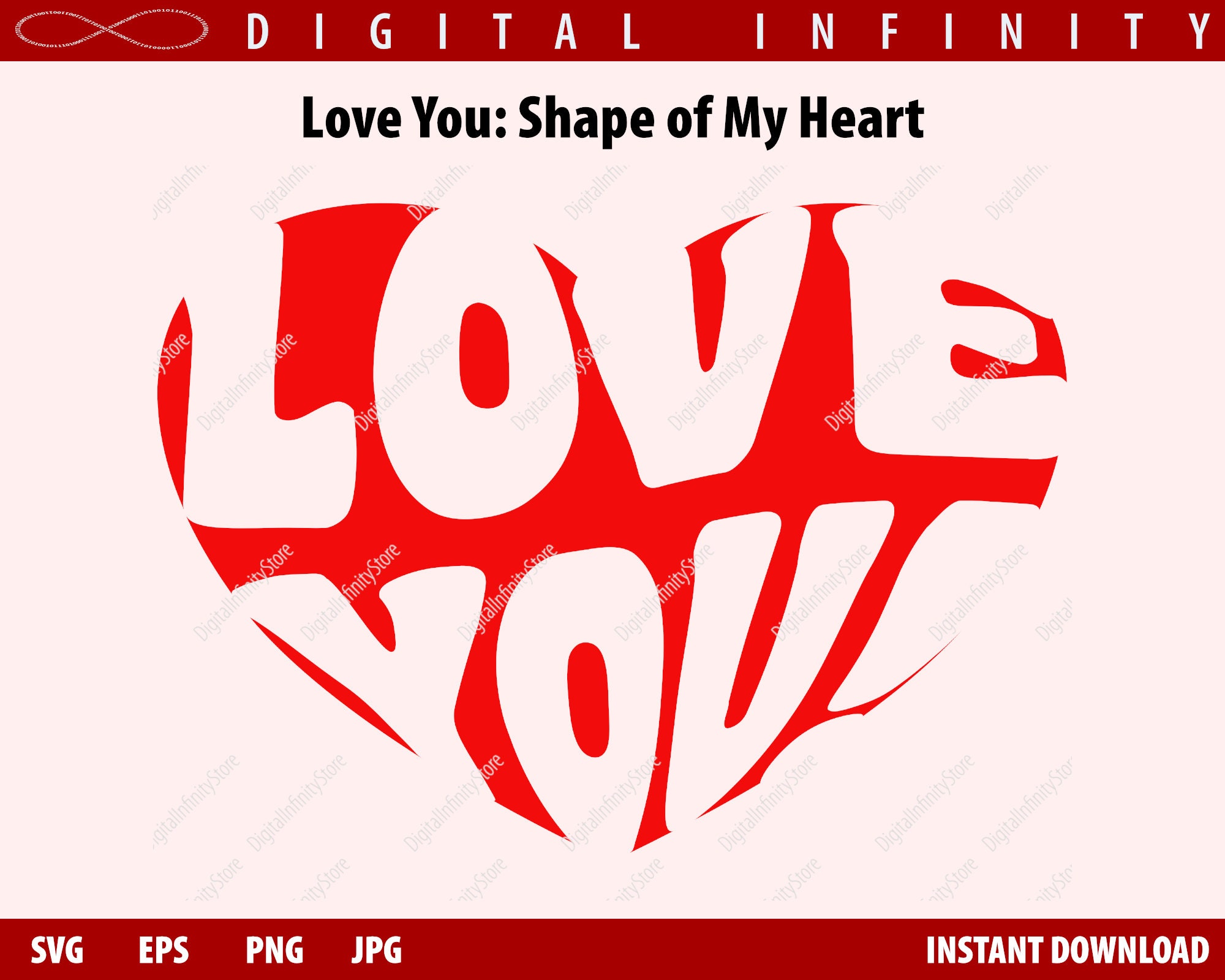 LOVE SVG, HEART Svg, Love You Svg, Valentine's Day Svg, Files for ...