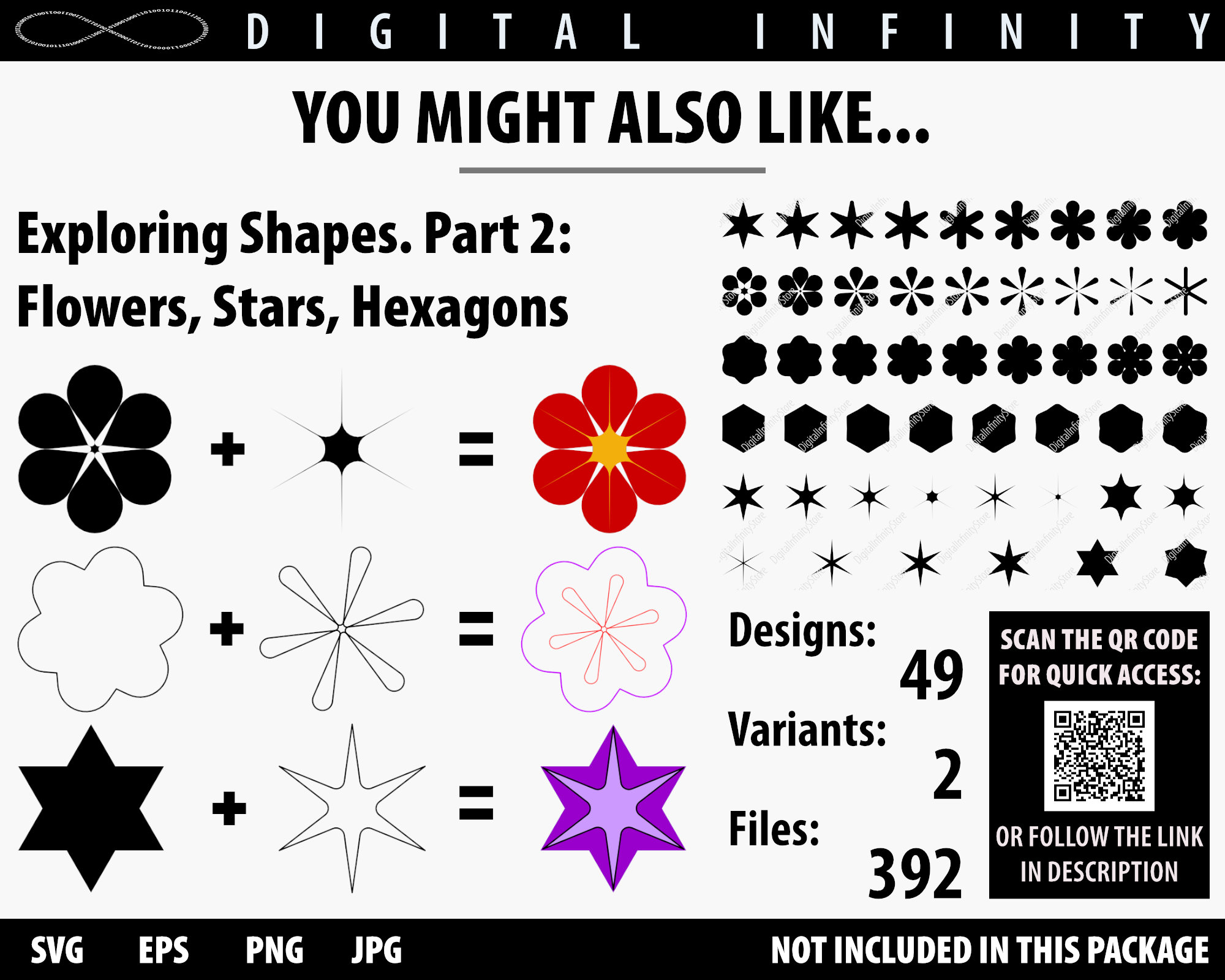 FORME SVG, STAR SVG, FLEUR SVG, Square SVG, Coin arrondi SVG, Triangle ...