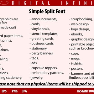 SPLIT FONT SVG, Split Monogram Svg, Split Alphabet Svg, Split Letters ...
