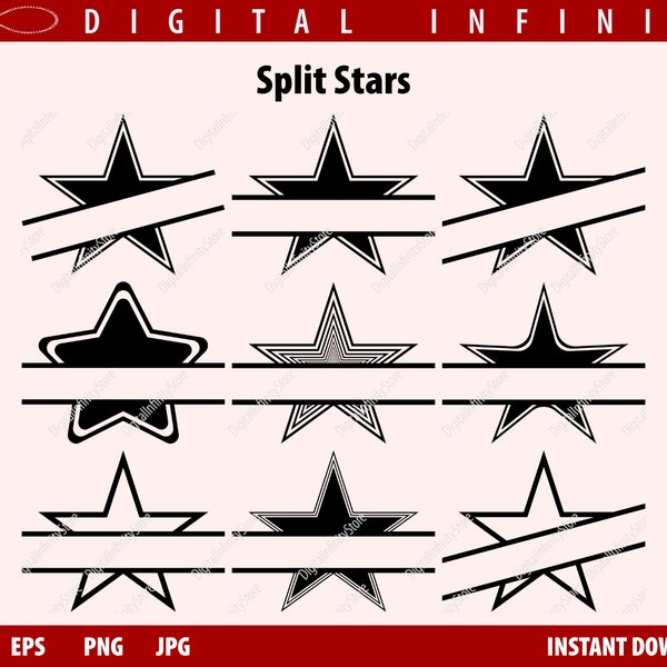 5 Corner Star Svg - Etsy
