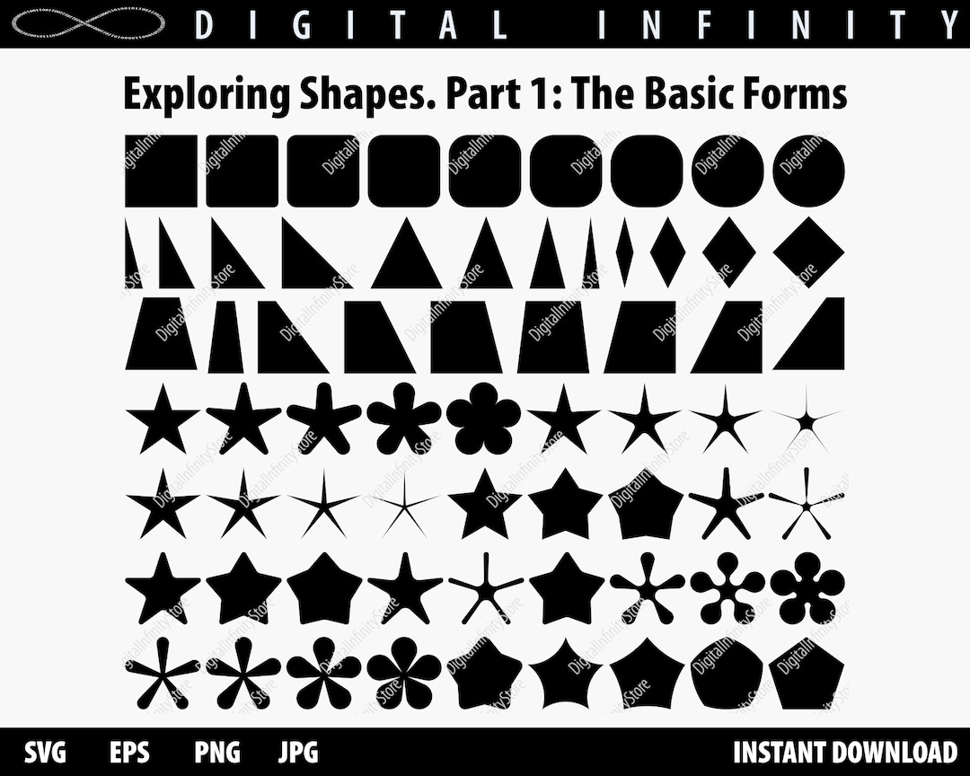 SHAPE Svg, STAR Svg, FLOWER Svg, Square Svg, Rounded Corner Svg ...