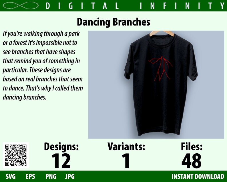 BRANCHES SVG, DANCE Svg, Branch Svg, Dancing Branch Svg, Dance ...