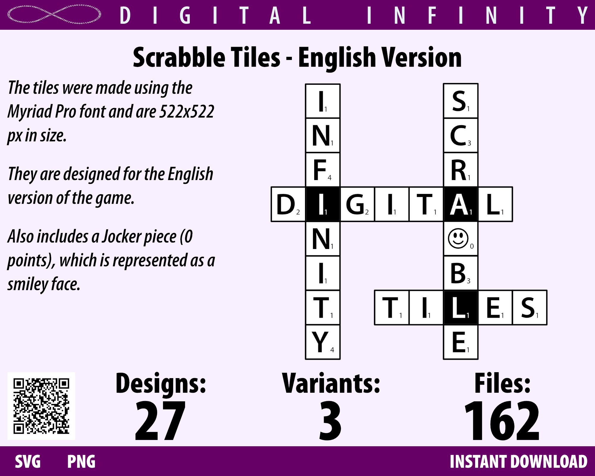 SCRABBLE SVG Scrabble TILES Svg Scrabble Font Svg English - Etsy