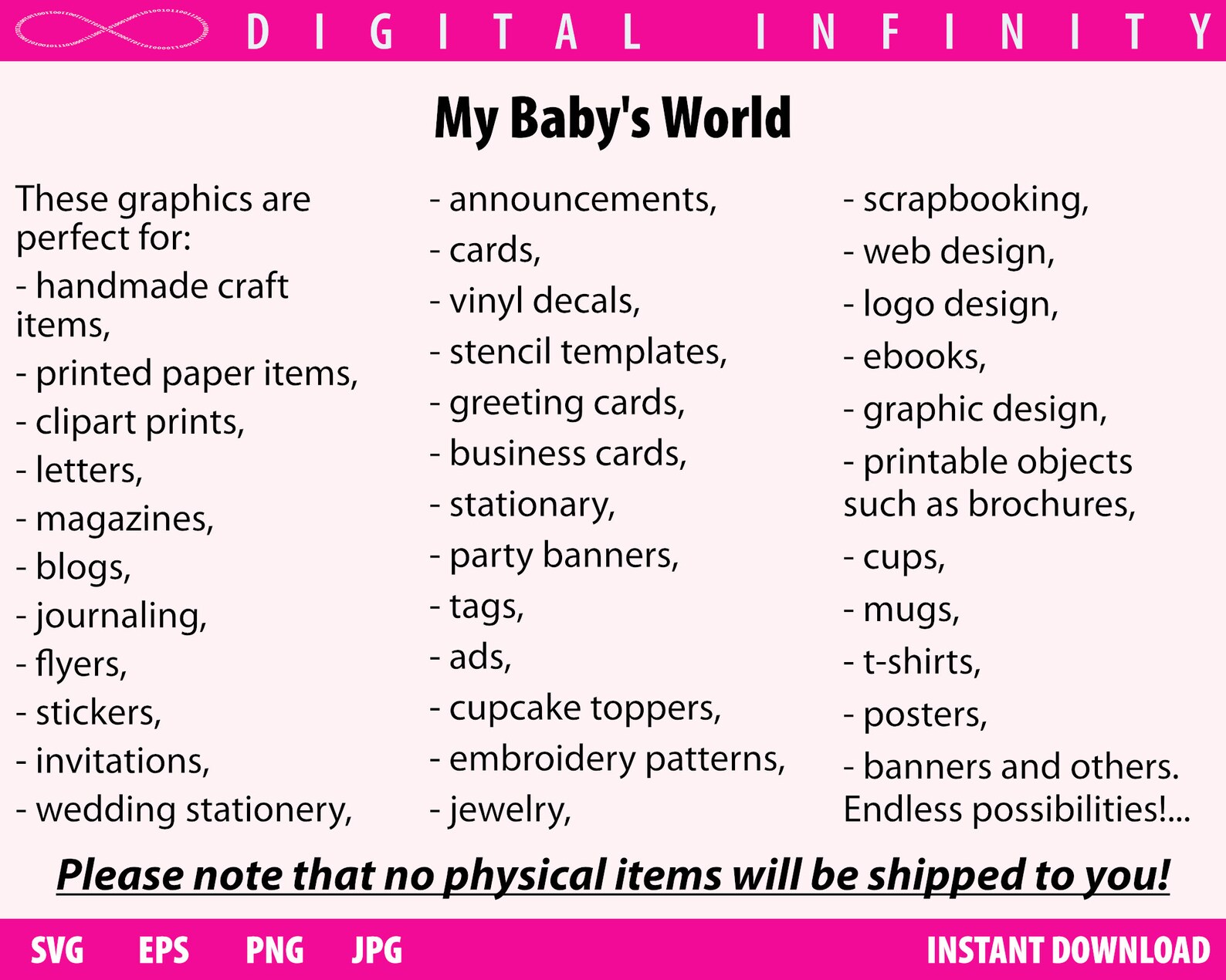 BABY SVG Bundle, Baby Shower, Newborn Symbols, Baby Icons, Baby Clipart ...