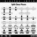 SPLIT CHESS Svg, Chess PIECE Svg, Split King Svg, Split Queen Svg ...