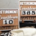 Wood Countdown Sign With Interchangeable Plates, Personalized Calendar ...
