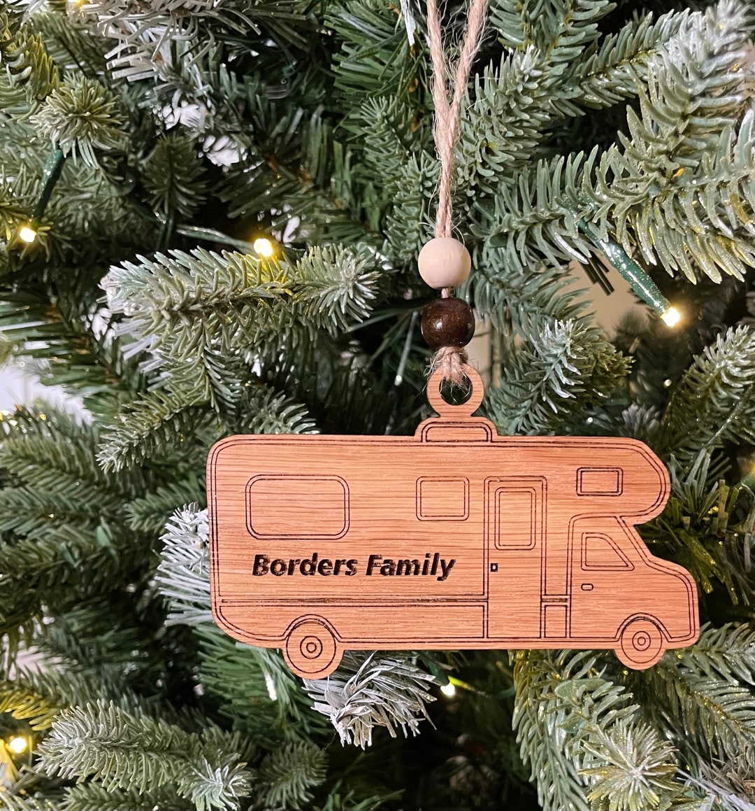 Custom Class C Motorhome Holiday Tree Ornament, Personalized Motor Home ...