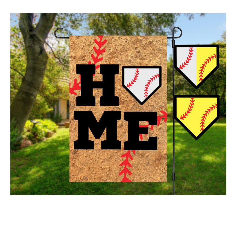 Baseball Garden Flag - Etsy