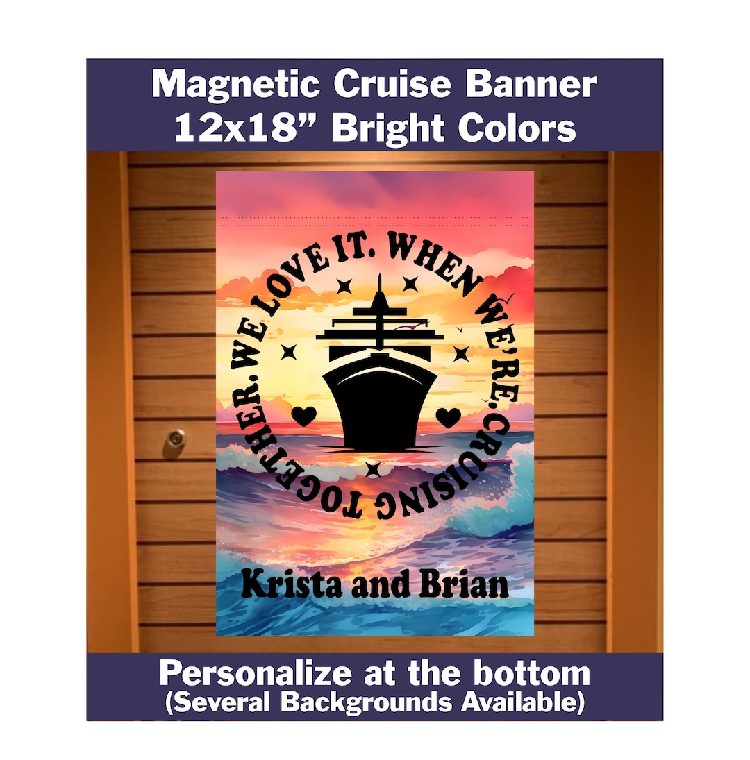 Cruise Cabin Door Decorations, Cruise Door Sign, Cruising With Friends ...